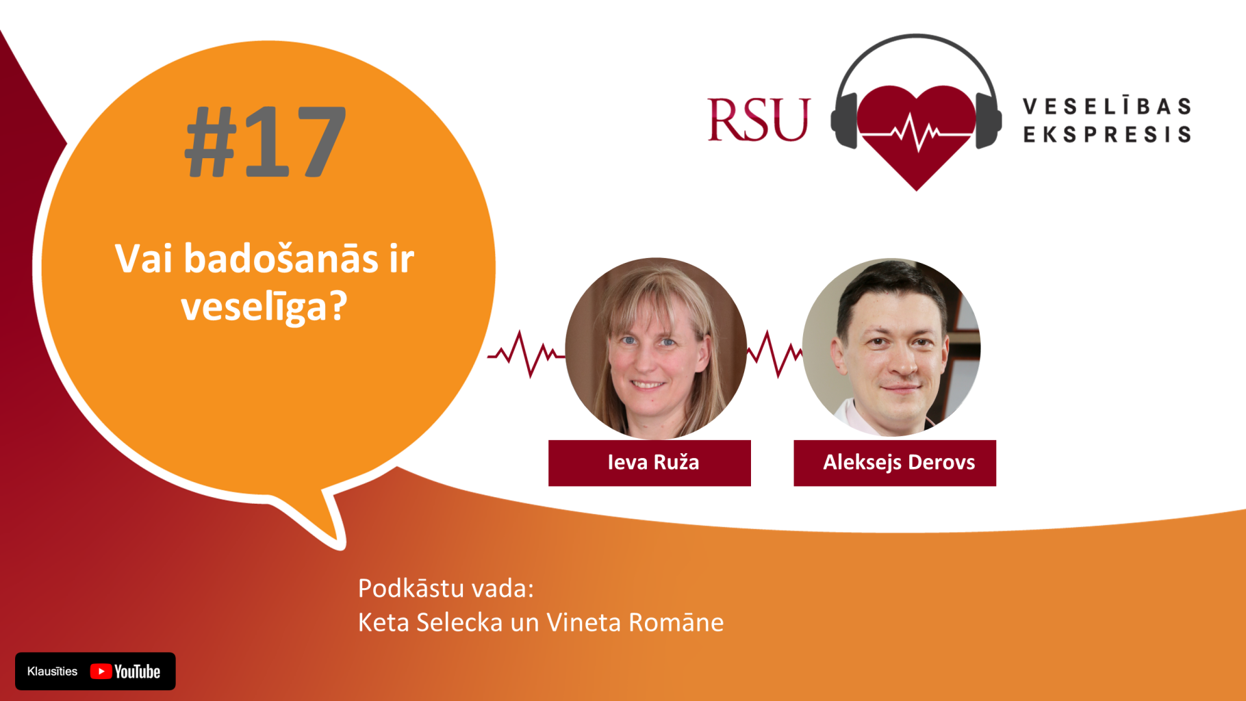 Raidieraksts “RSU Veselības ekspresis”: vai badošanās ir veselīga?